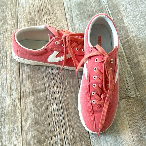 Tretorn | Shoes | Tretorn Washed Red Tennis Shoes Ln Sz 9 So Cute ...